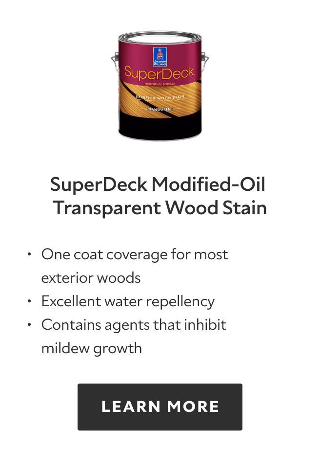 SuperDeck® Deck Care System | Sherwin-Williams