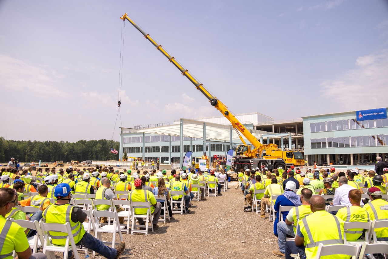 Topping-Off Ceremony at Sherwin-Williams New Global R&D Center Marks ...