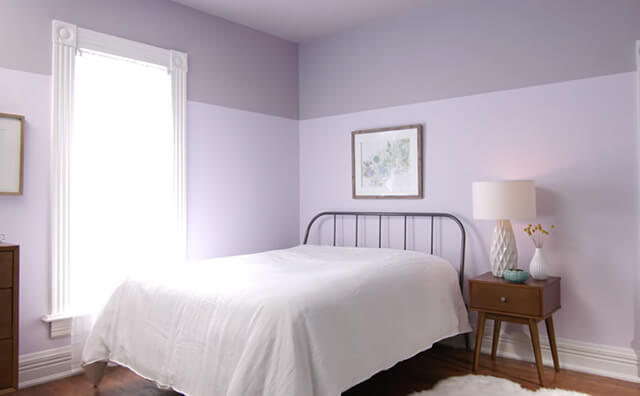 Paint In Ombre Purple Room